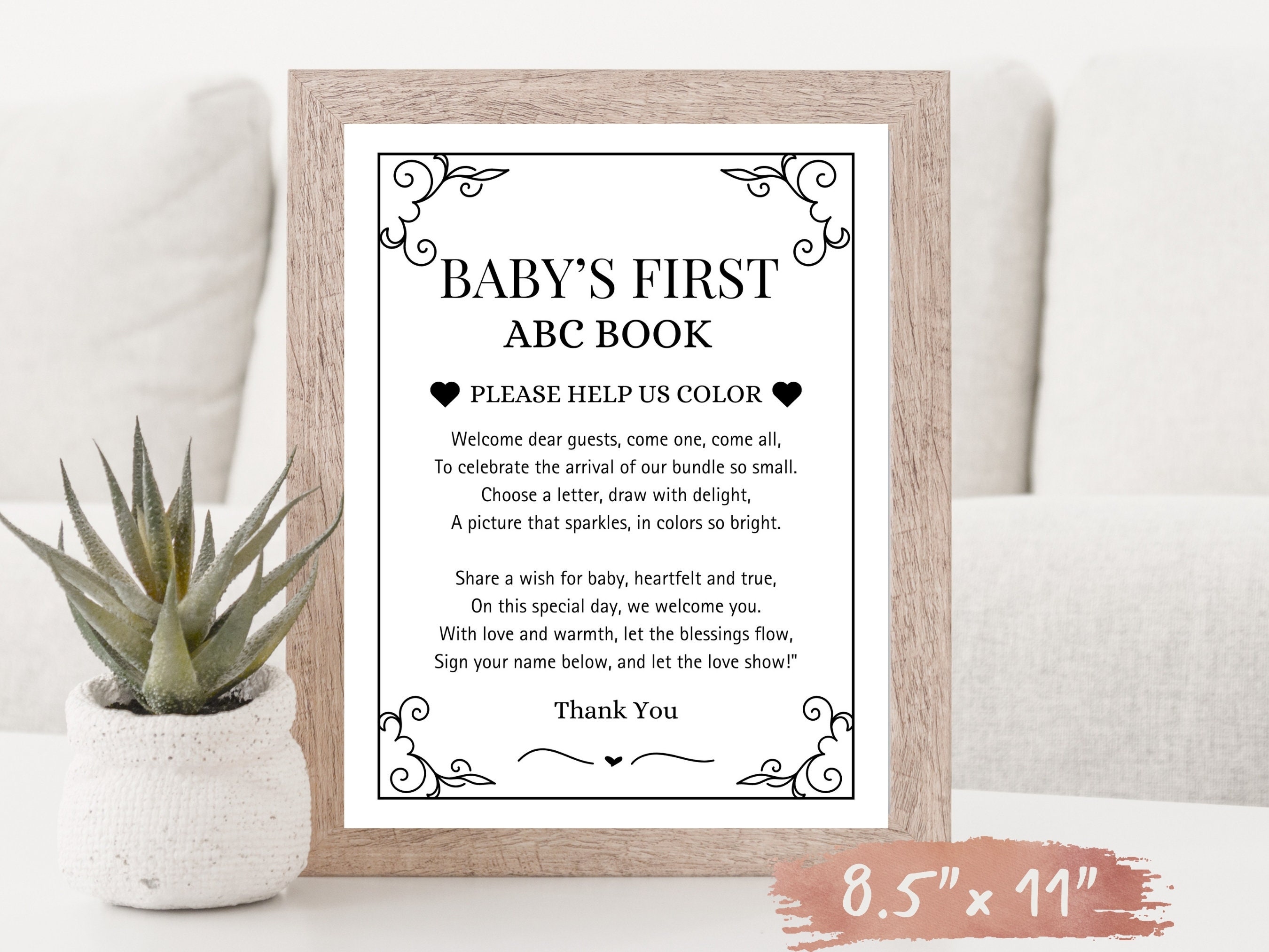 Baby's First ABC Book, Baby's First Alphabet Book, Blank Alphabet Book ...