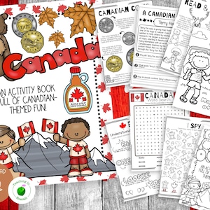 Canada Day Activity Bundle, Canada Day Printables, Canadian Worksheet ...