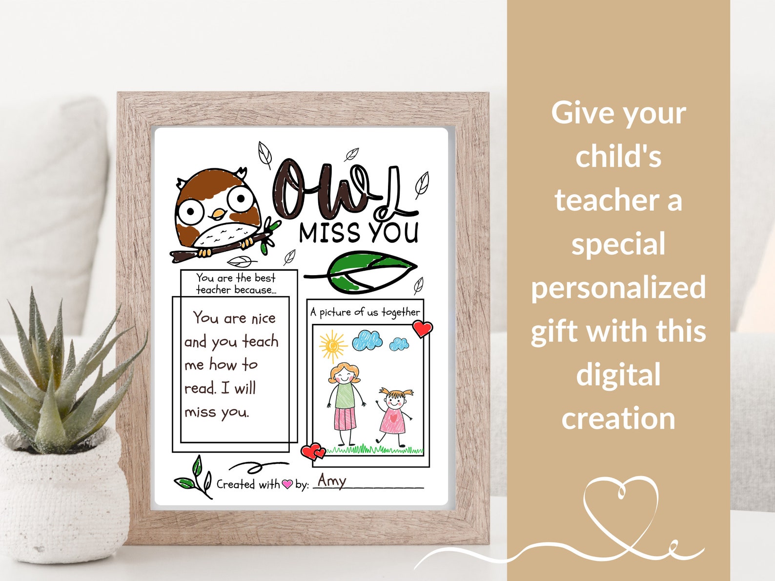 Teacher Appreciation Printable, Teacher Appreciation Week Gift, Thank ...