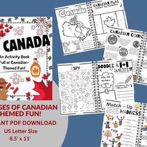 Canada Day Activity Bundle, Canada Day Printables, Canadian Worksheet ...