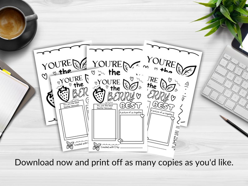 Teacher Appreciation Printable, Teacher Appreciation Week Gift, Thank ...