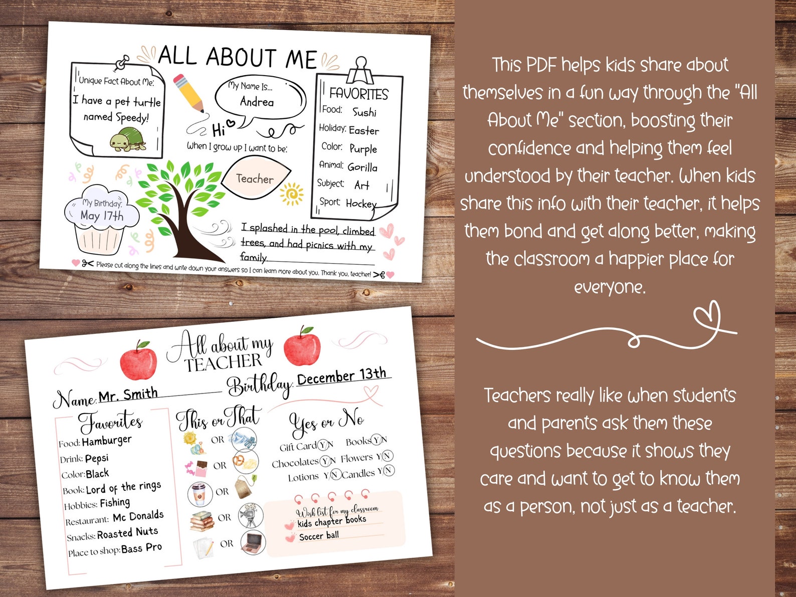 Printable Teacher Questionnaire, Getting to Know You Questionnaire ...