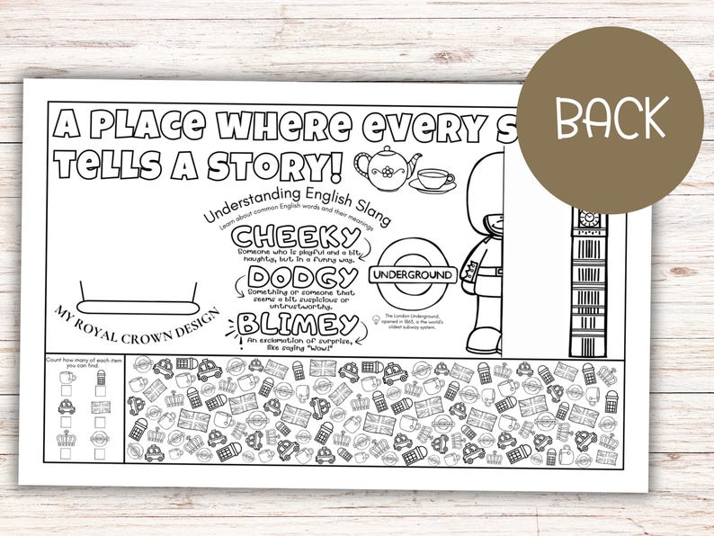 England Themed Printable Activity Sheet for Kids – Word Search, Maze ...