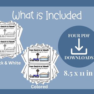 Airport Social Story, Airplane Coloring, Airplane Activity Book, Travel ...