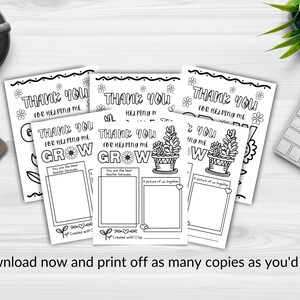 Teacher Appreciation Printable, Teacher Appreciation Week Gift, Thank ...
