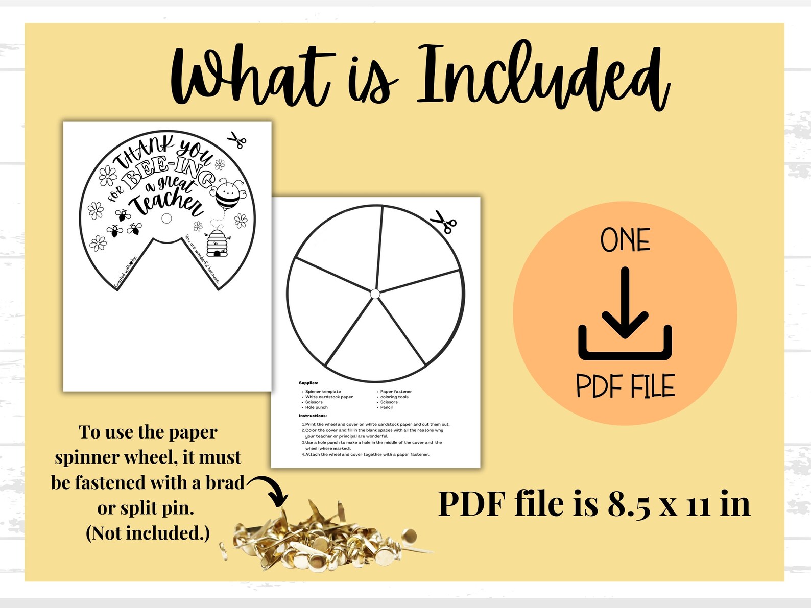 Teacher Appreciation Printable, Spinner Wheel, Teacher Appreciation ...