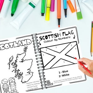 Scotland for Kids, Scotland Activities, Scotland Coloring, Travel ...