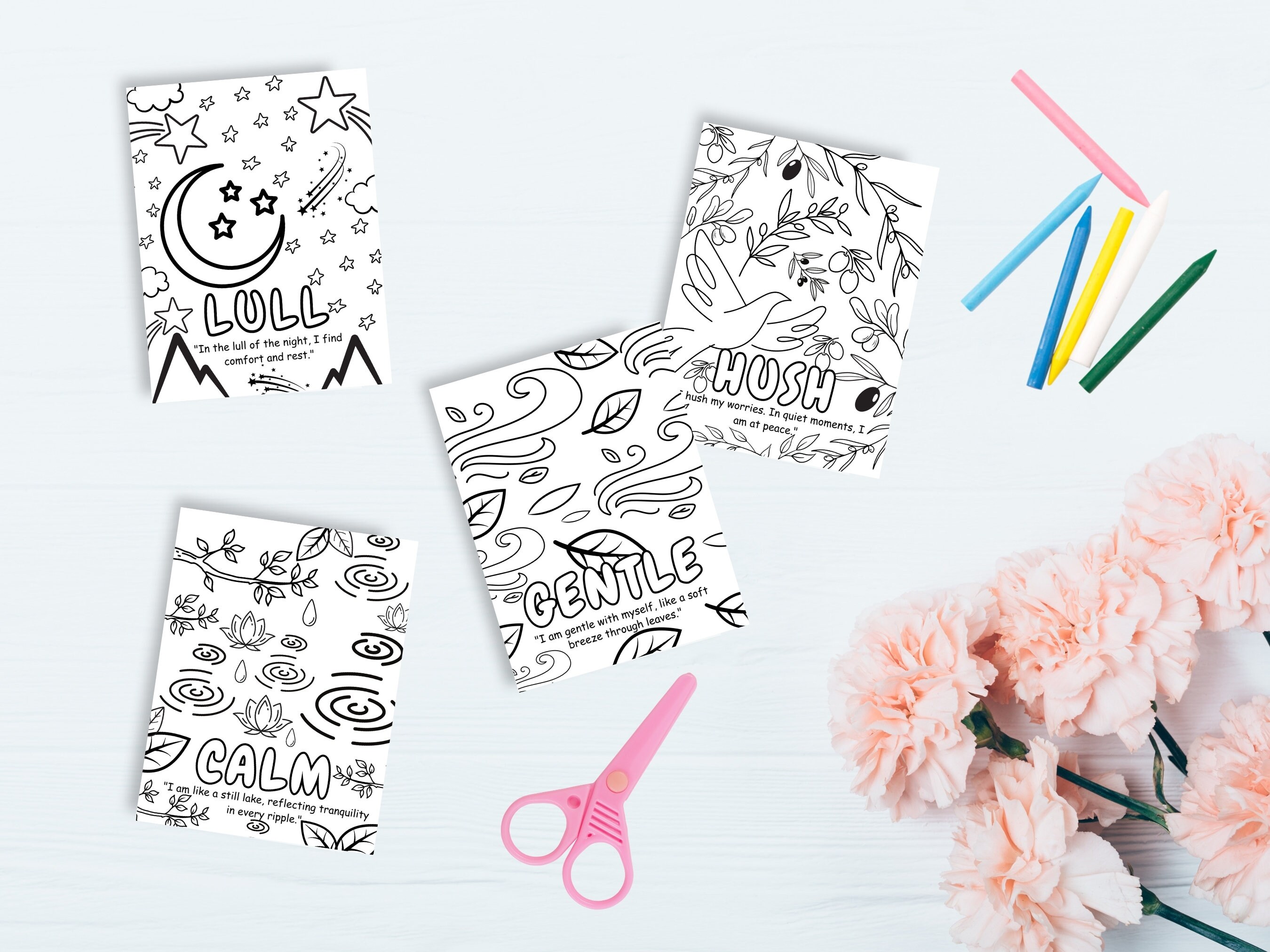 Mindfulness Colouring for Kids / Positivity Cards / Self Esteem / Kids ...