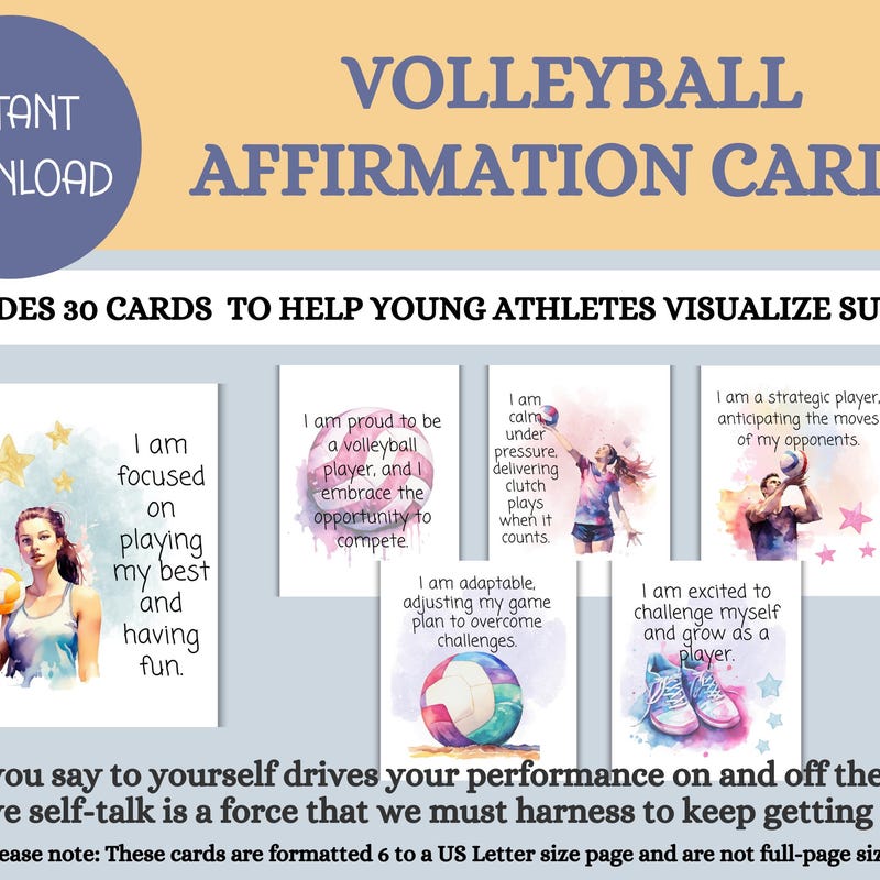 Volleyball Card Box - Etsy