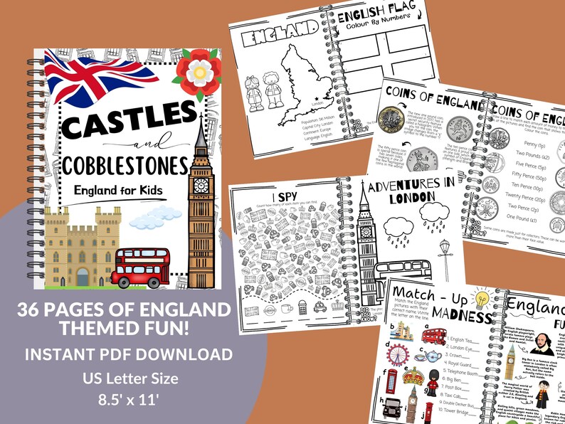 England for Kids, England Activities, England Coloring, Travel ...
