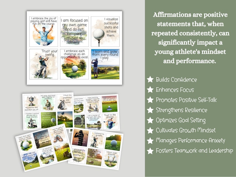 30 Printable Positive Affirmation Cards for Kids, Self Esteem ...