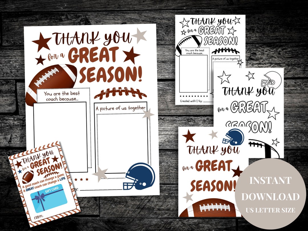 Football Coach Appreciation, Thank You Coach, Coloring Pages, Thank You ...