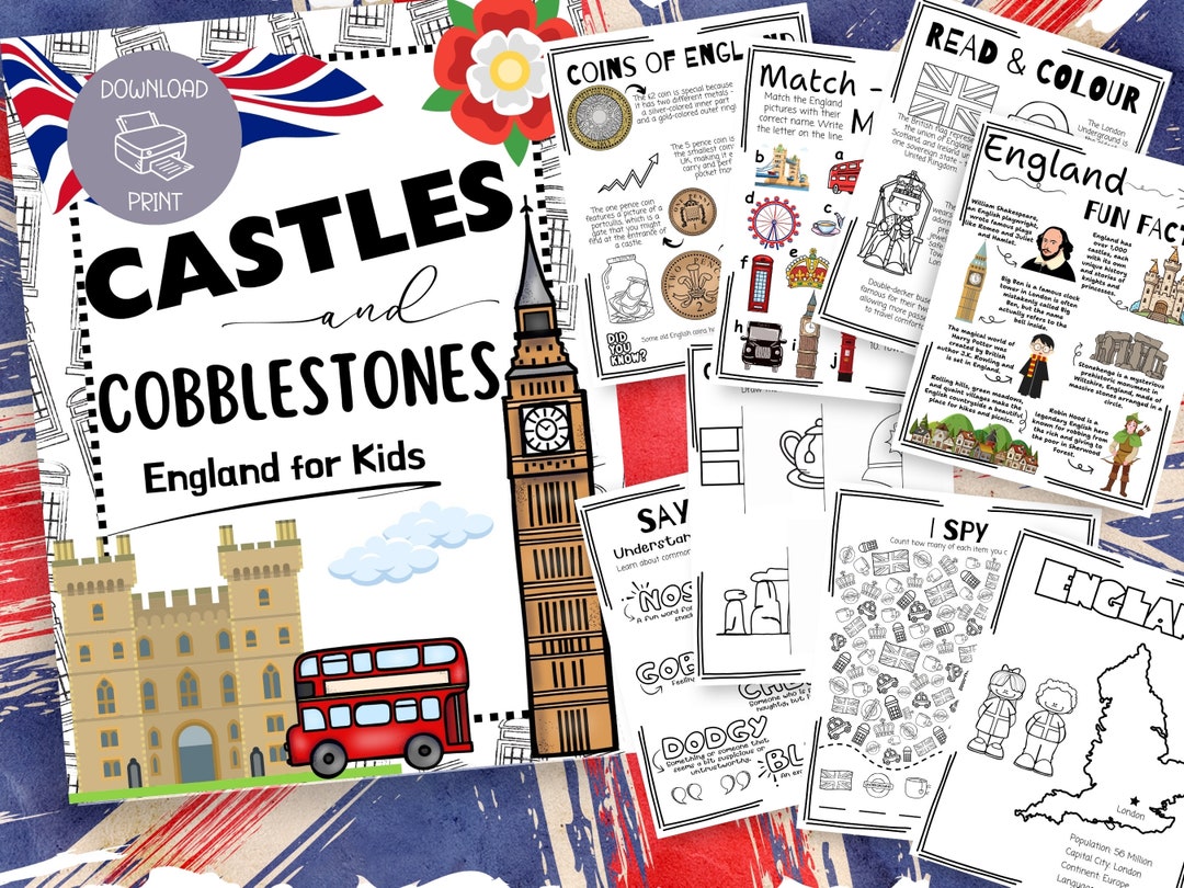 England for Kids, England Activities, England Coloring, Travel ...