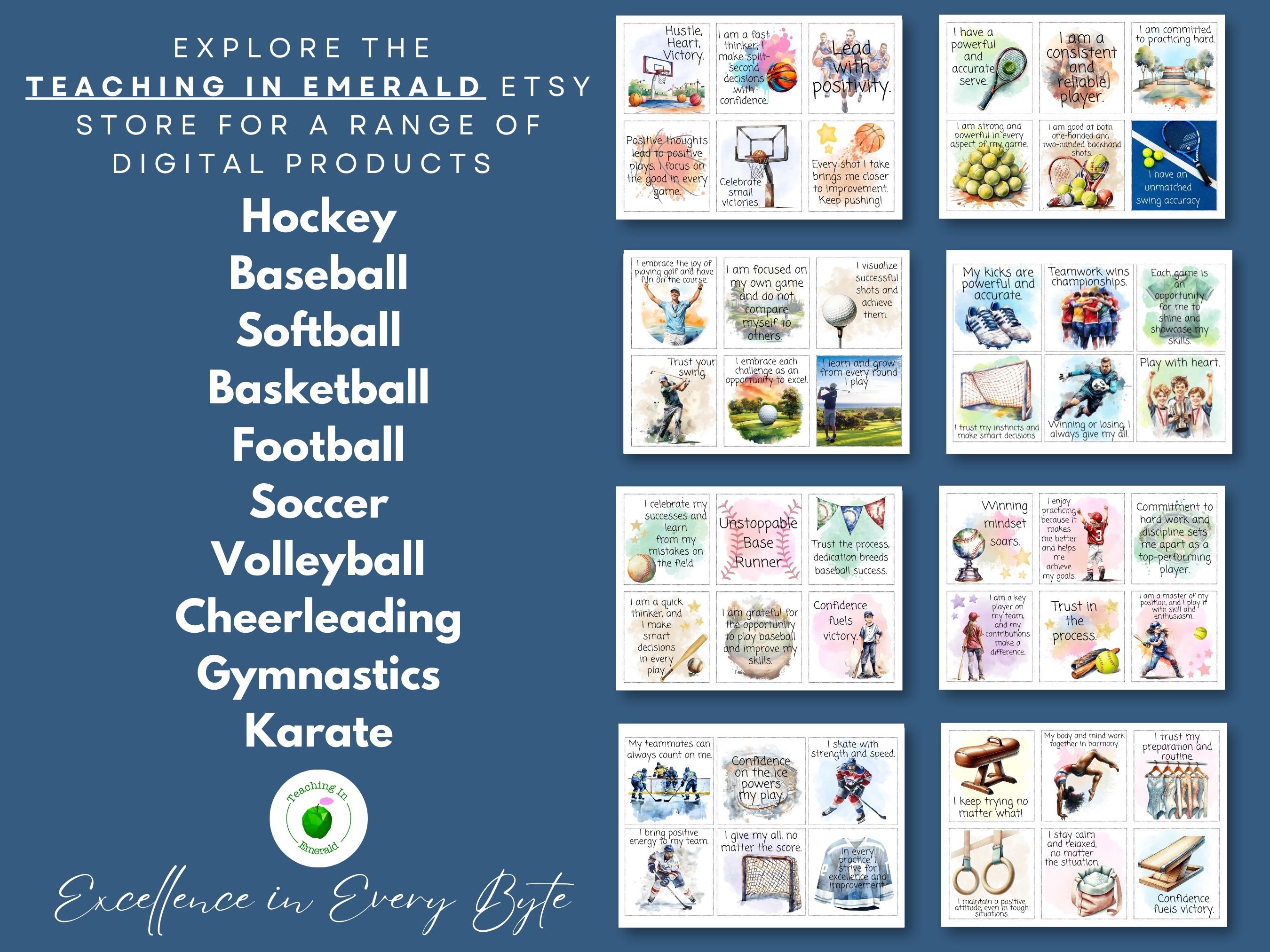 30 Printable Positive Affirmation Cards for Kids, Self Esteem ...