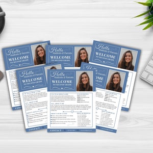 Class Snapshot - One Page Meet the Teacher and Class Overview, Teacher ...