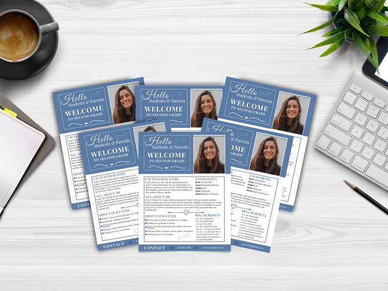 Class Snapshot - One Page Meet the Teacher and Class Overview, Teacher ...