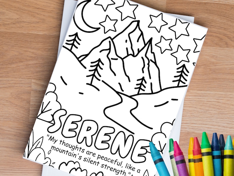 Mindfulness Colouring for Kids / Positivity Cards / Self Esteem / Kids ...