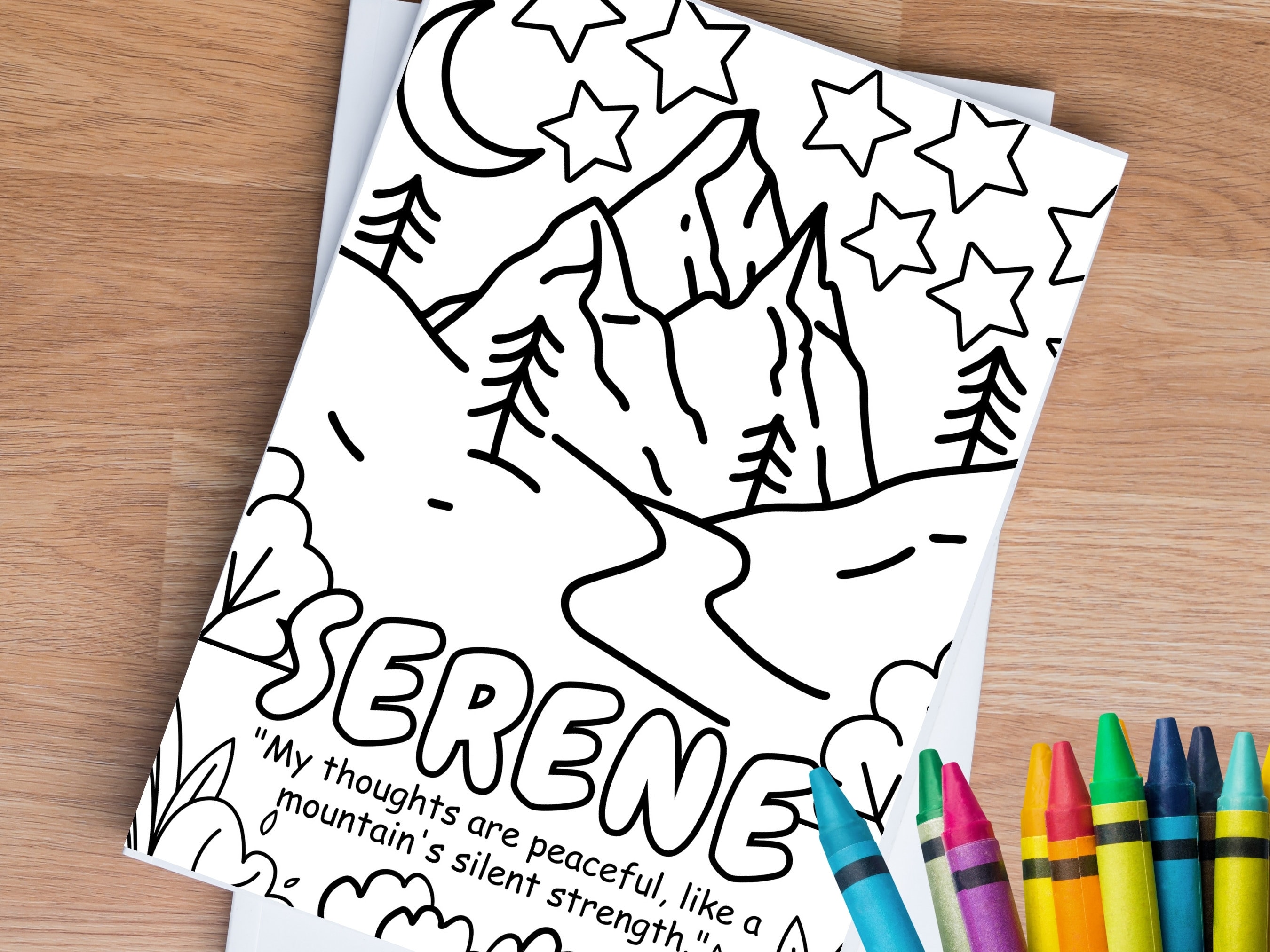 Mindfulness Colouring for Kids / Positivity Cards / Self Esteem / Kids ...