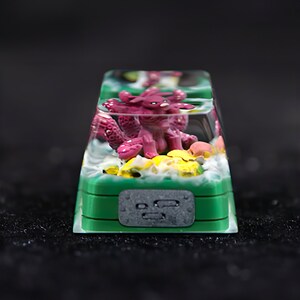 Lush Lileep Fossil Pokemon Keycap - Unique Artisan Craft | Handcrafted ...