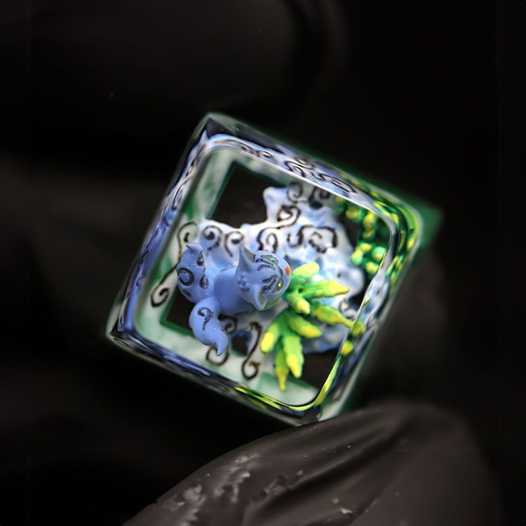 Whimsical Poliwag Pokemon Keycap Epoxy Resin Artisan Craft - Etsy