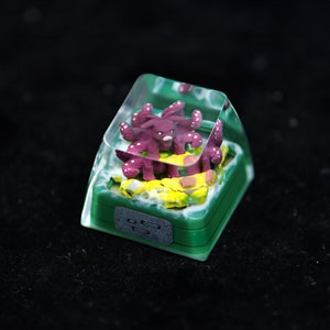 Lush Lileep Fossil Pokemon Keycap - Unique Artisan Craft | Handcrafted ...