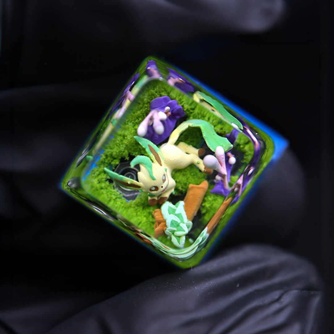 Mystic Espeon Resin Artisan Keycap Handcrafted Keycaps - Etsy