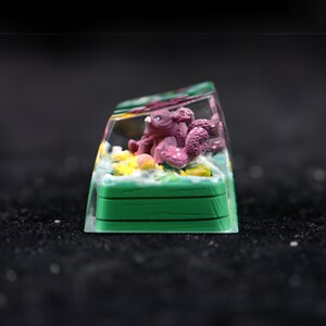 Lush Lileep Fossil Pokemon Keycap - Unique Artisan Craft | Handcrafted ...