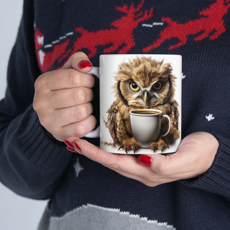 Who Gives a Hoot Owl Mug, Owl Mug, Funny Owl Mugs, Gift for Grandma ...