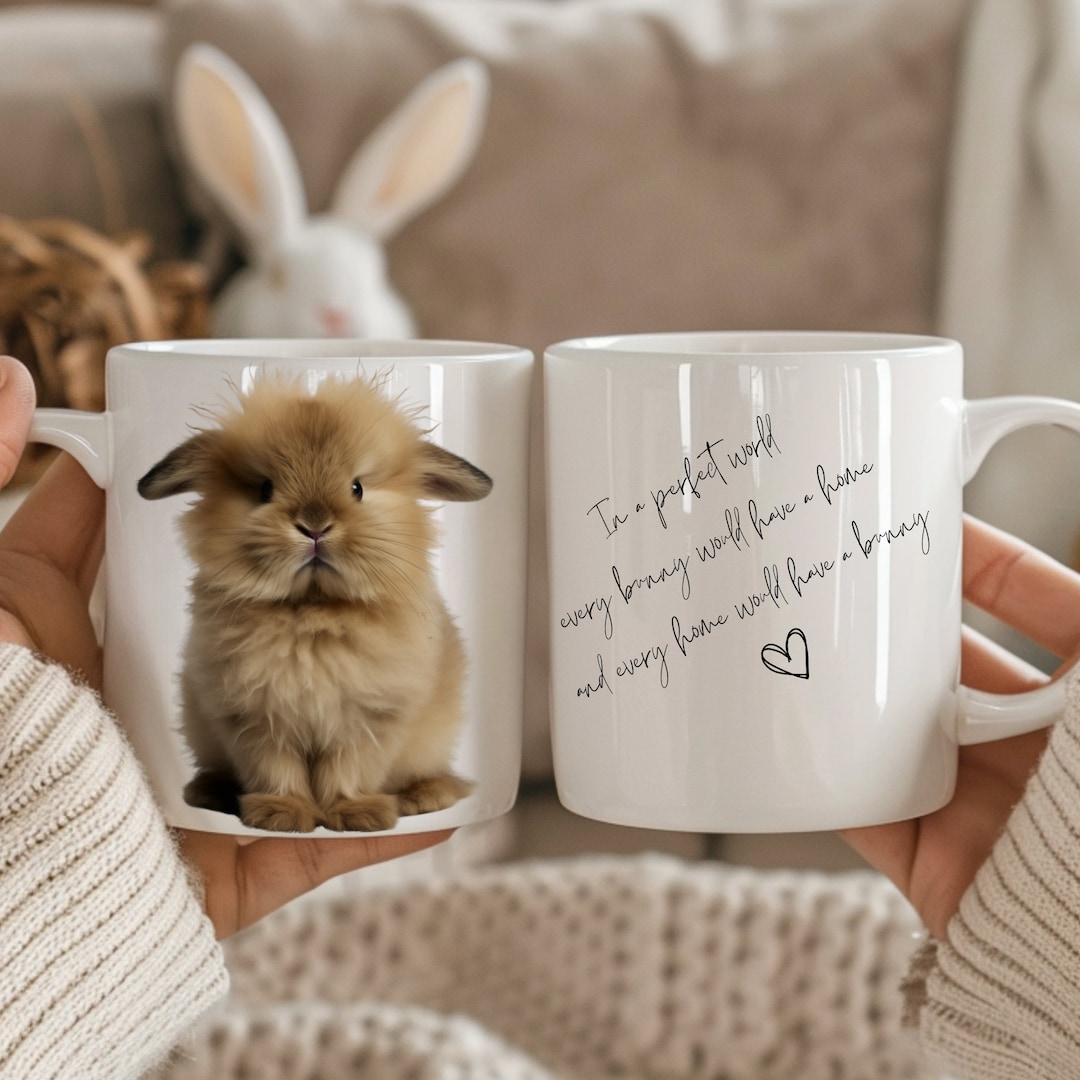 Home for Every Bunny, Funny Bunny Mugs, Gift for Grandma, Mugs for Mom ...