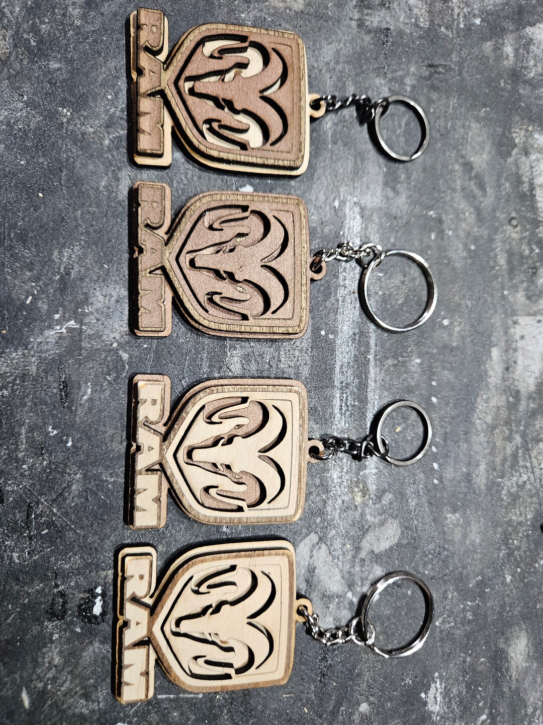 Laser Cut Dodge Ram Keychain - Etsy