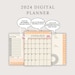 2024 Digital Planner Minimalist / Daily, Weekly & Monthly Planner ...