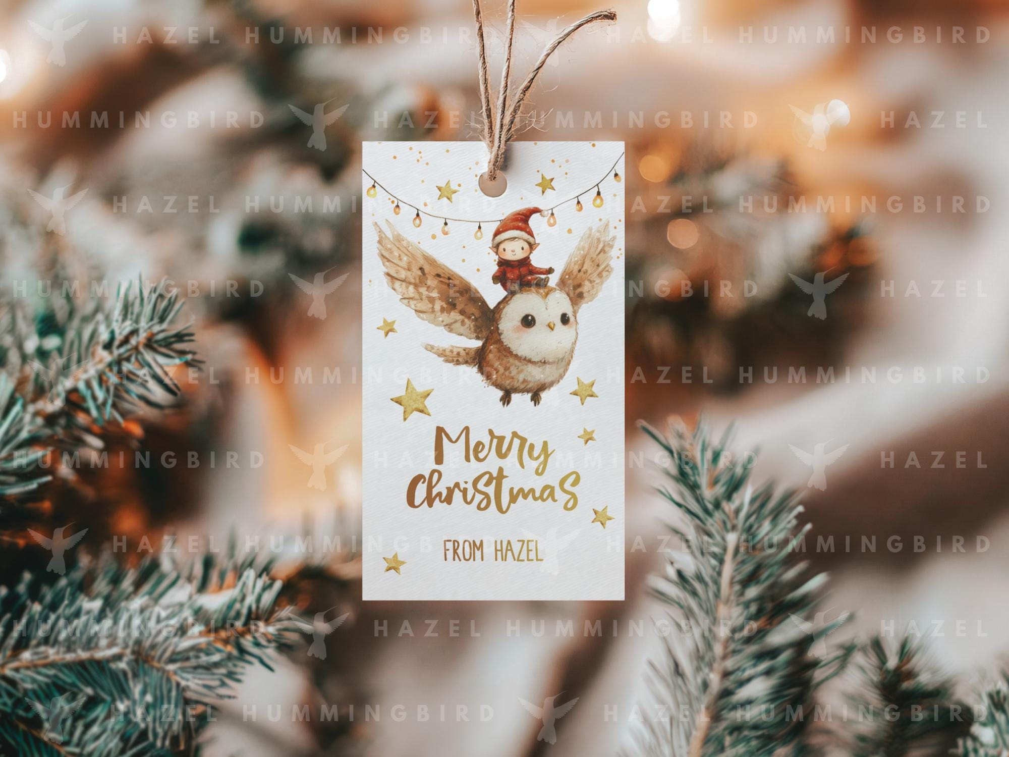Merry Christmas Gift Tag Whimsical Christmas Elves Bundle Vol. 1 ...