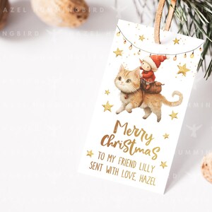 Merry Christmas Gift Tag Whimsical Christmas Elves Bundle Vol. 1 ...