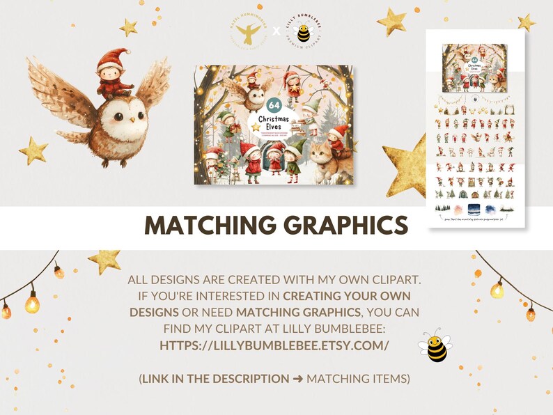 Merry Christmas Gift Tag With Christmas Elves: Elf Riding an Owl ...