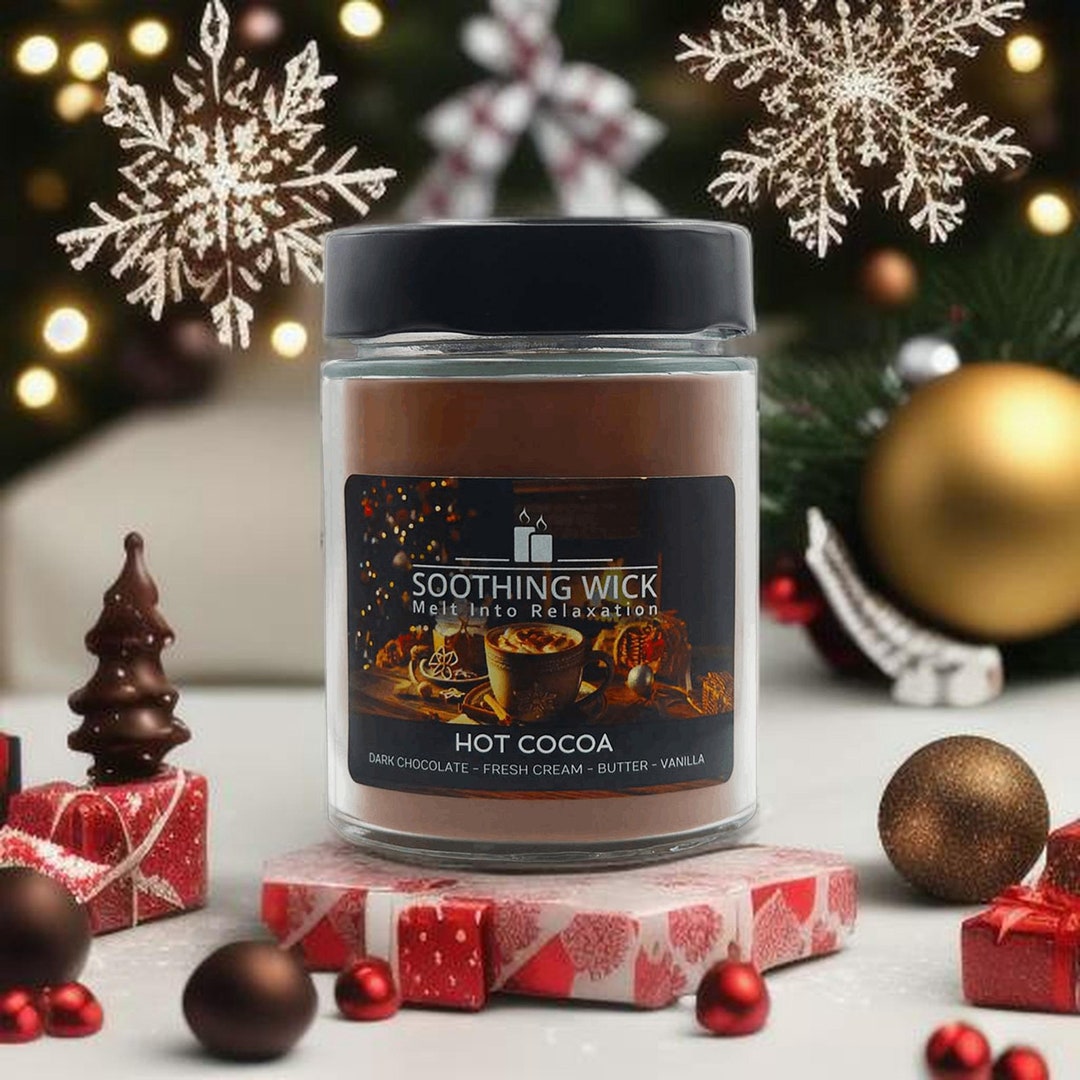 Scented Candles, Hot Cocoa Candle, 9oz Homemade Candles, House Warming ...