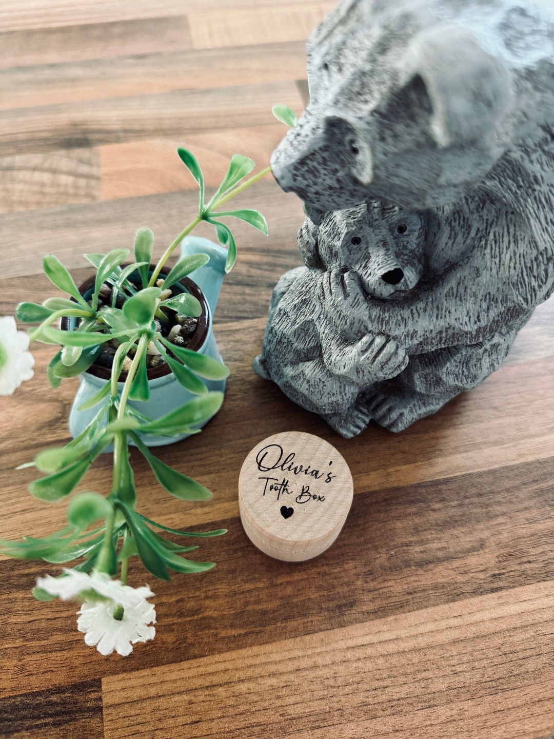 Personalised Baby Teeth Box Tooth Fairy Pots Baby Keepsakes Laser ...