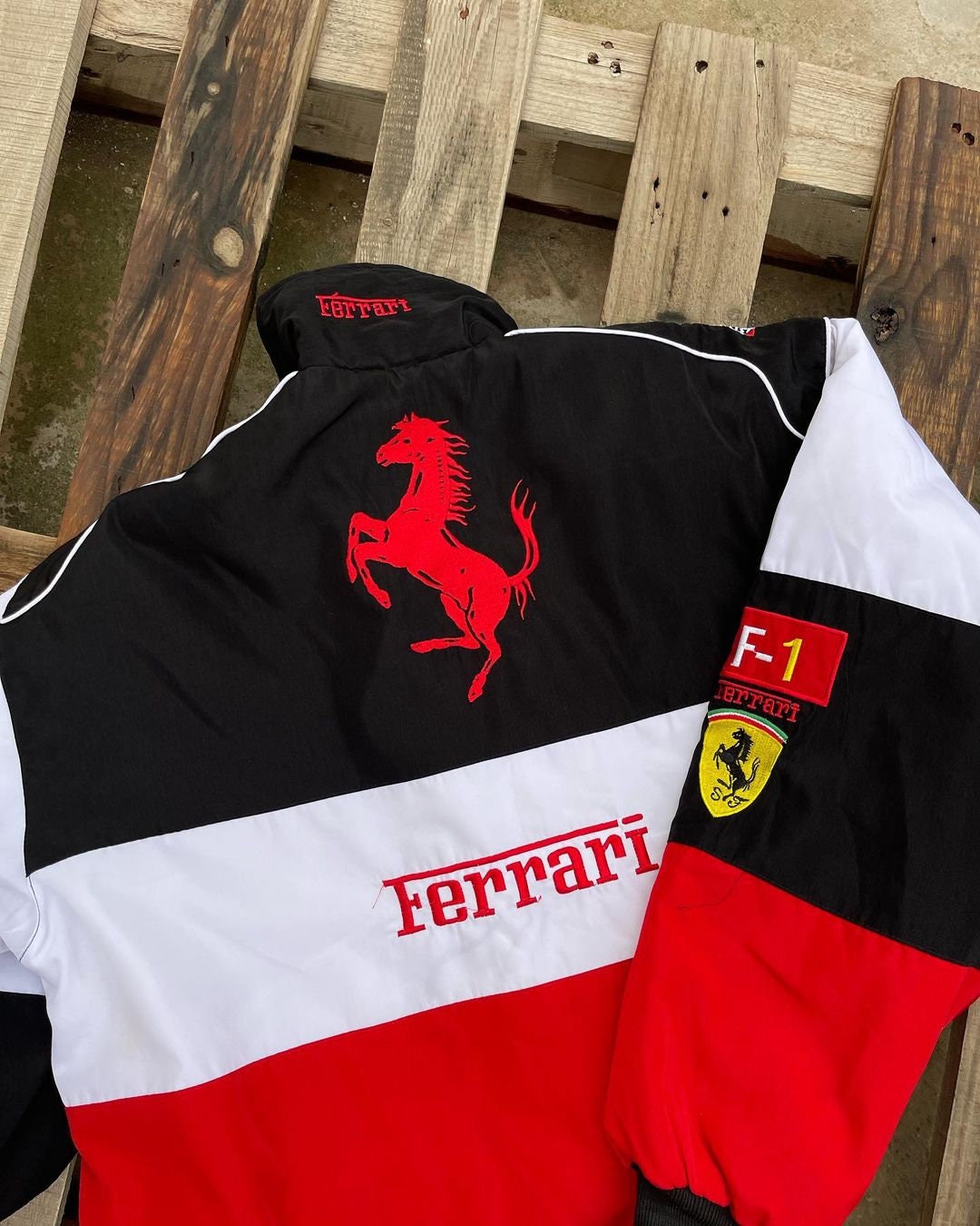 Ferrari Racing Jacket F1-formula 1 Vintage Unisex-track Limited-rare ...