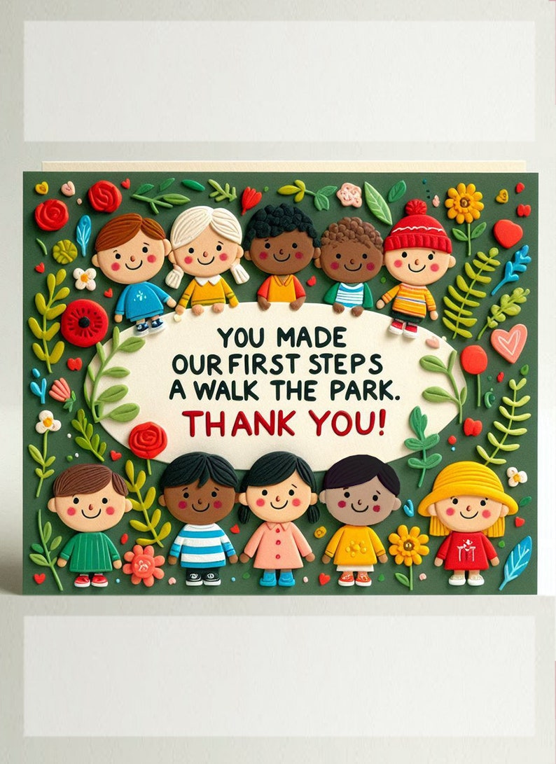 Teacher Appreciation Card | Teacher Thank You Card| End of School Year ...