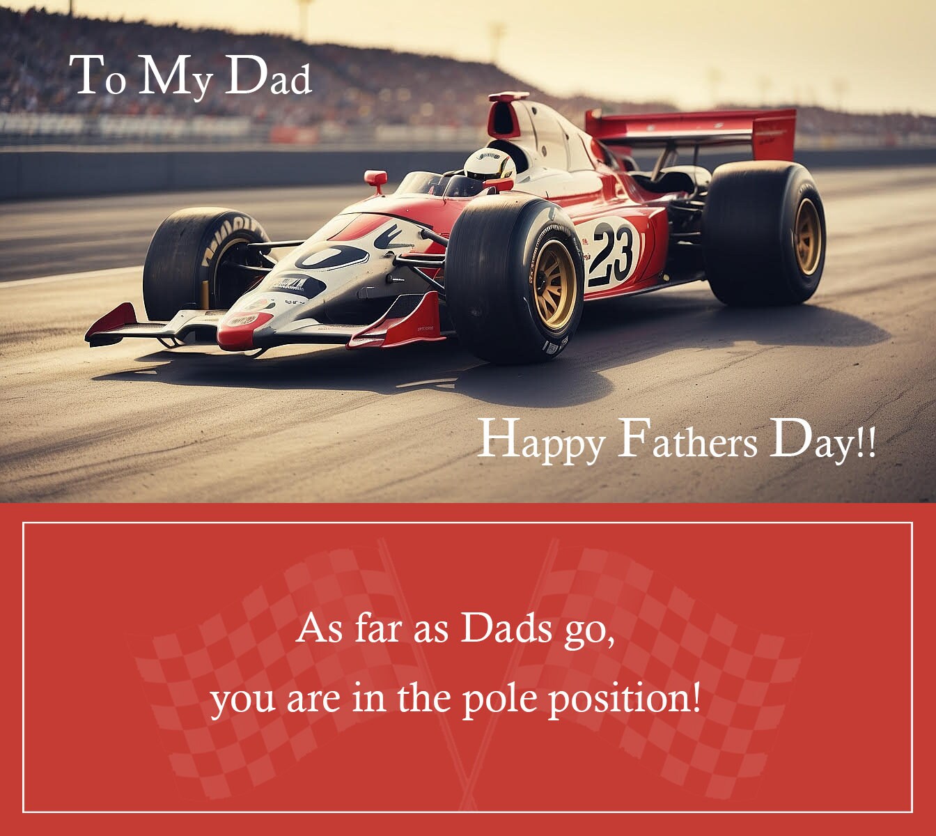 Fathers Day Card | Race Into Fathers Day With Our Fathers Day Card for ...