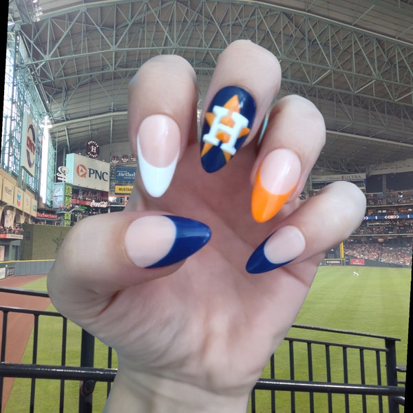 Astros Nails - Etsy