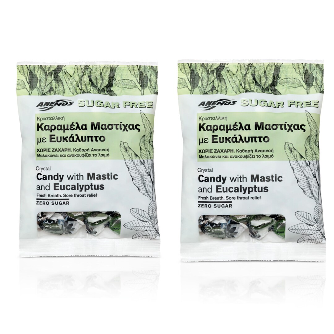 2 Pieces Candies SUGAR FREE Crystal With Mastic Eucalyptus - Etsy