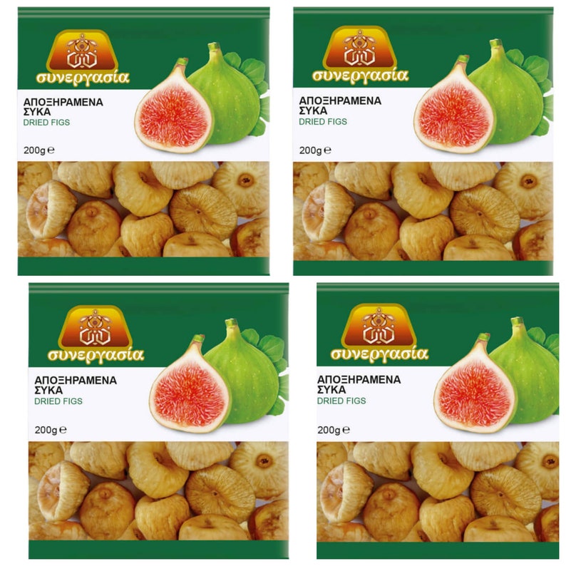 4 Pack Greek Dried Figs,dried Frigs,natural Greek Dried Figs,pure Dried ...