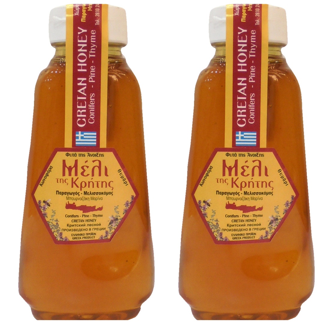 2 Pack Greek Super Rare Raw Thyme Conifer Honey,raw Pure Thyme Honey ...