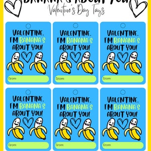 Printable Valentine's Day Tags, Printable Tags, Valentines Day Gift ...