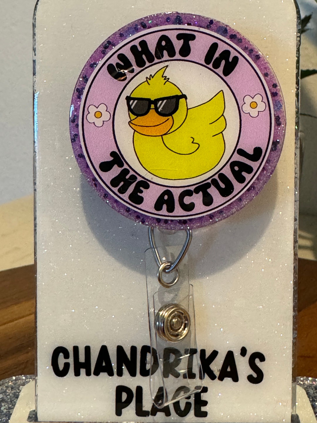 What in the Actual Duck Badge Reel 3 Round - Etsy