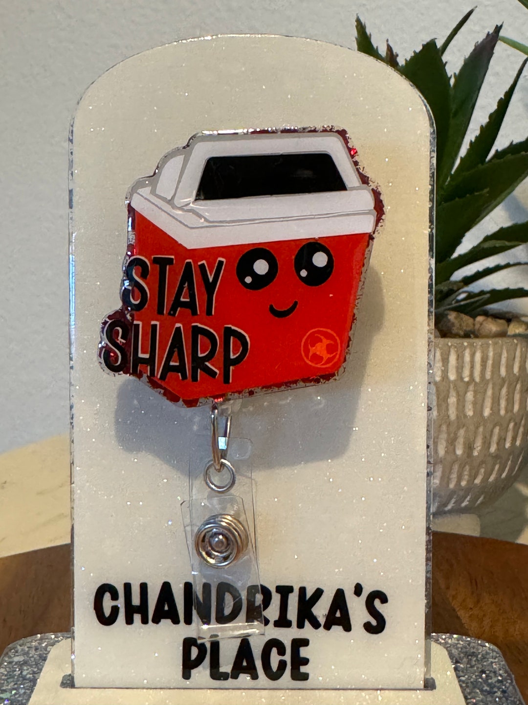 Stay Sharp Badge Reel - Etsy