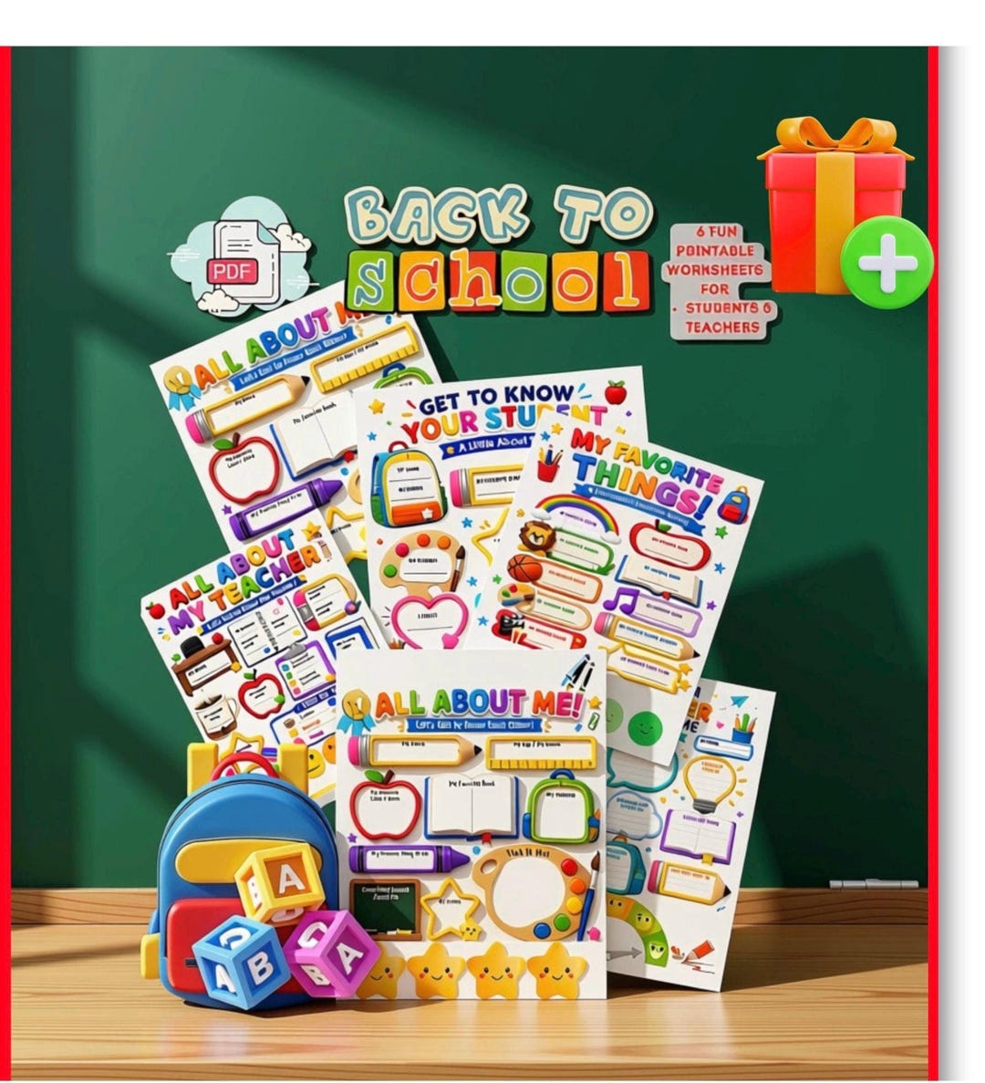 Back to School Teacher Bundle + FREE Halloween Clipart - Etsy UK