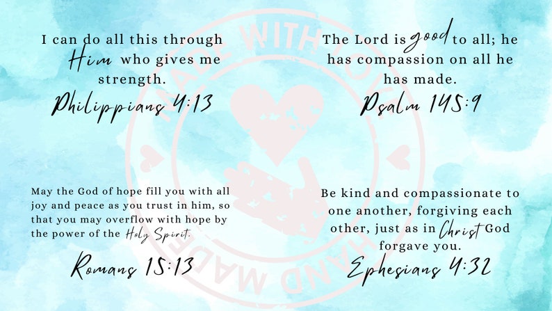 Printable Watercolor Scripture Cards | Bible Quotes Cards for Kids and ...