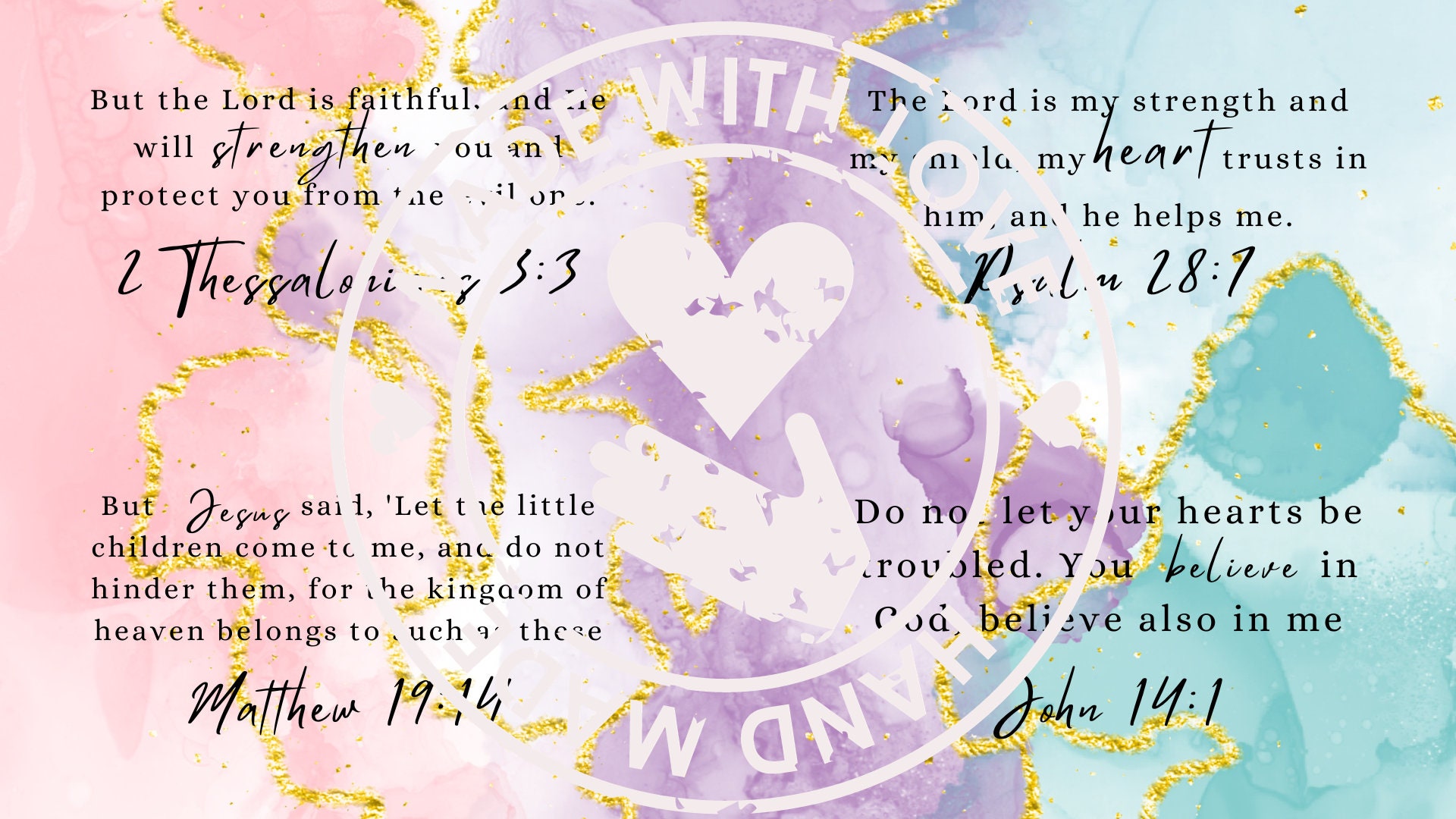 Printable Watercolor Scripture Cards | Bible Quotes Cards for Kids and ...