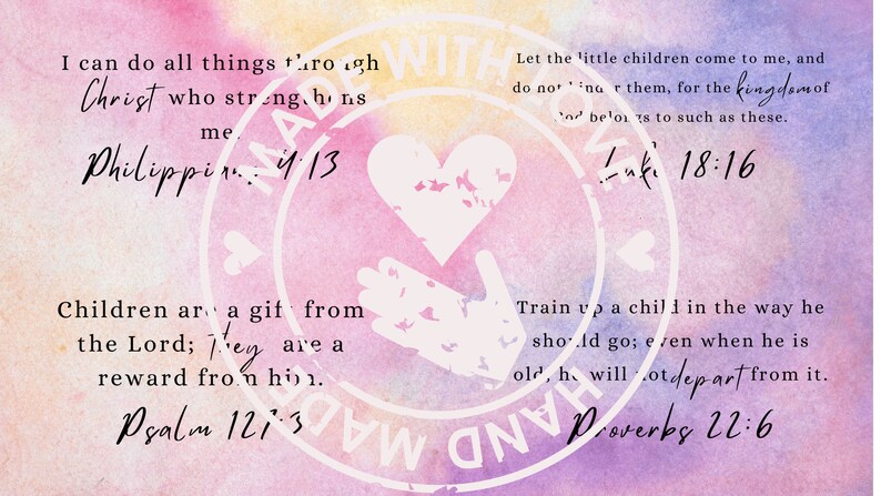 Printable Watercolor Scripture Cards | Bible Quotes Cards for Kids and ...